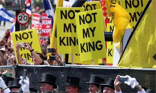 Coronation protest - Global Times