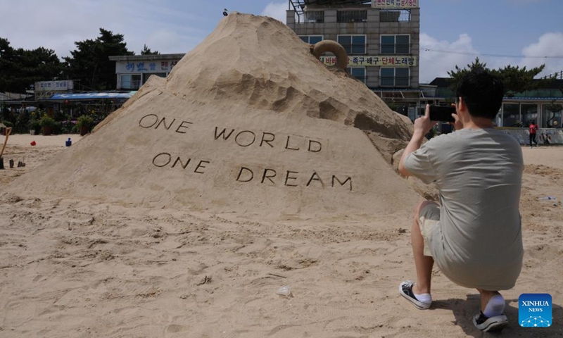 Sand sculpture festival held in South Korea - Global Times