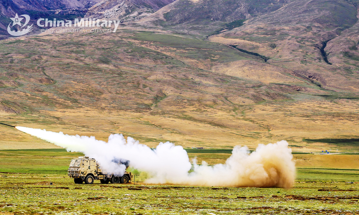 Artilleries in live-fire shooting assessment - Global Times