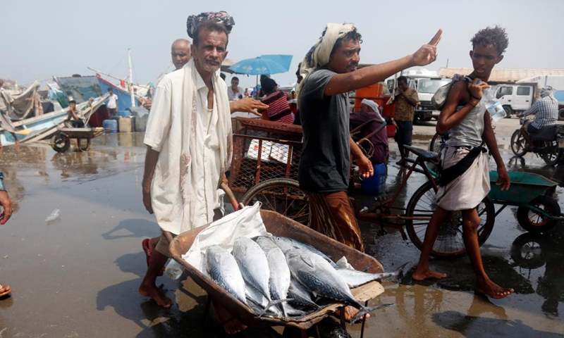 Yemeni fishermen struggle amid conflicts, economic collapse - Global Times