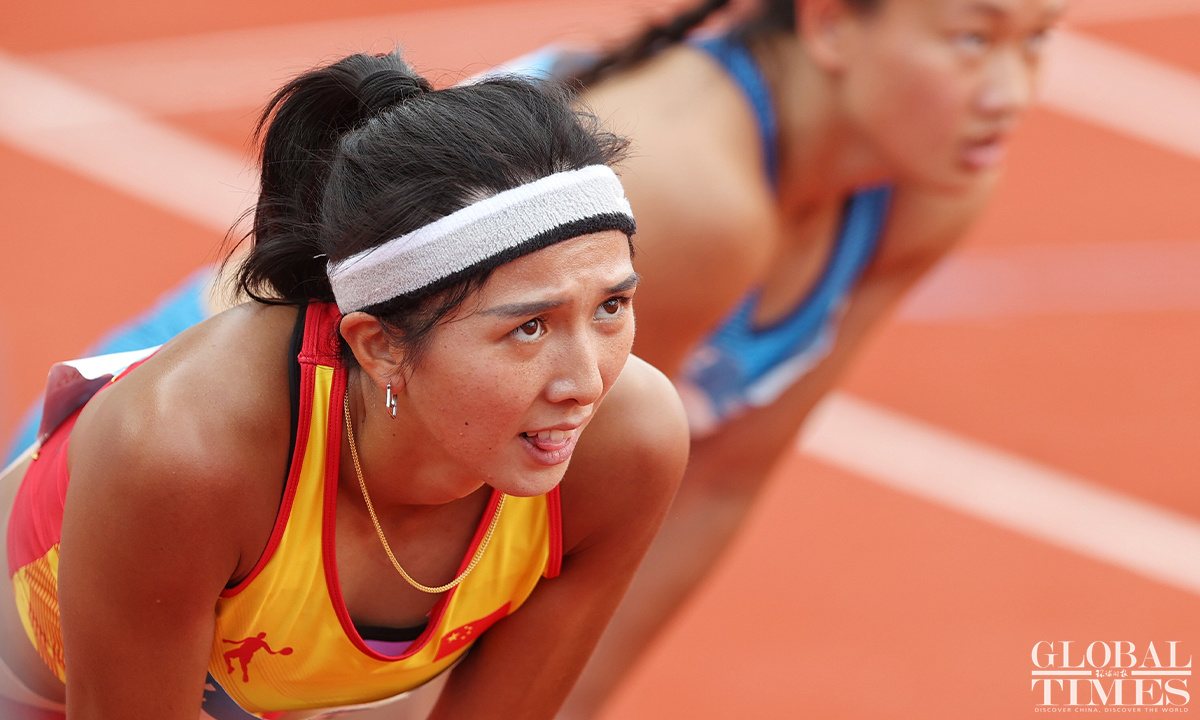 Chinese athletes advance to finals of women's 100m hurdles at Chengdu ...