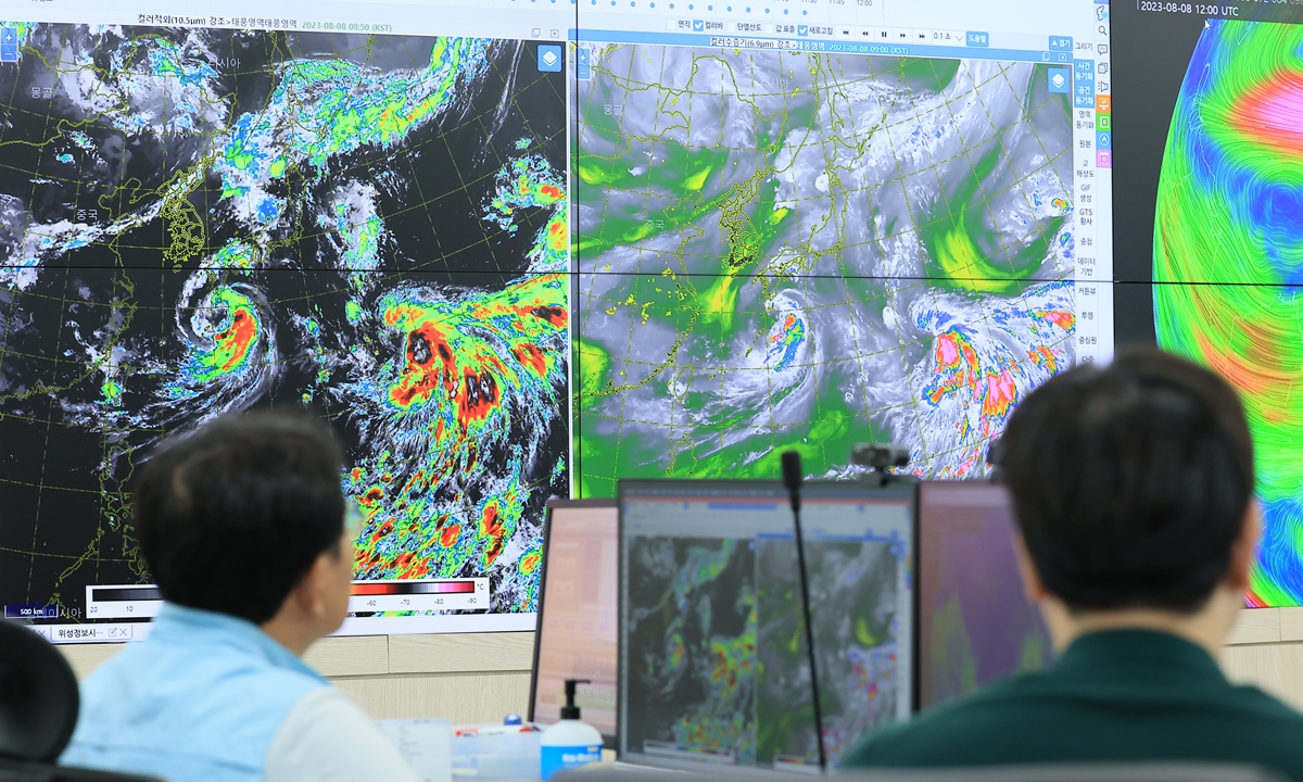 Tracking Typhoon Khanun - Global Times
