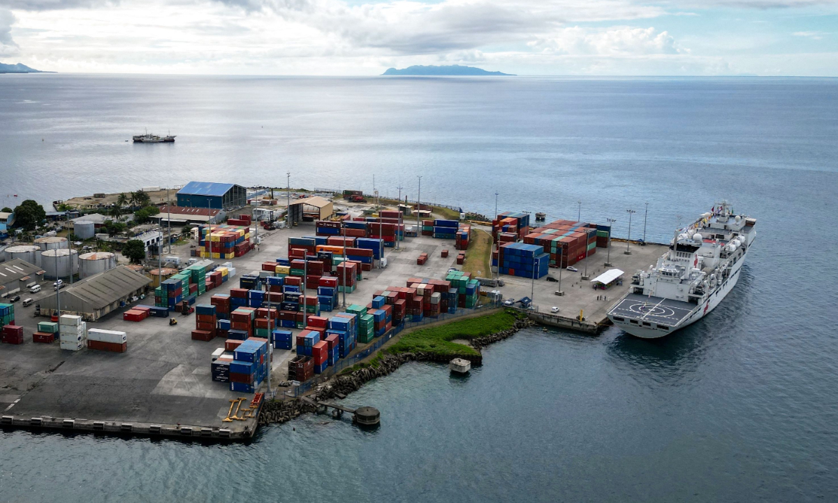 Chinese navy floating hospital docks at Solomon Islands for first time ...