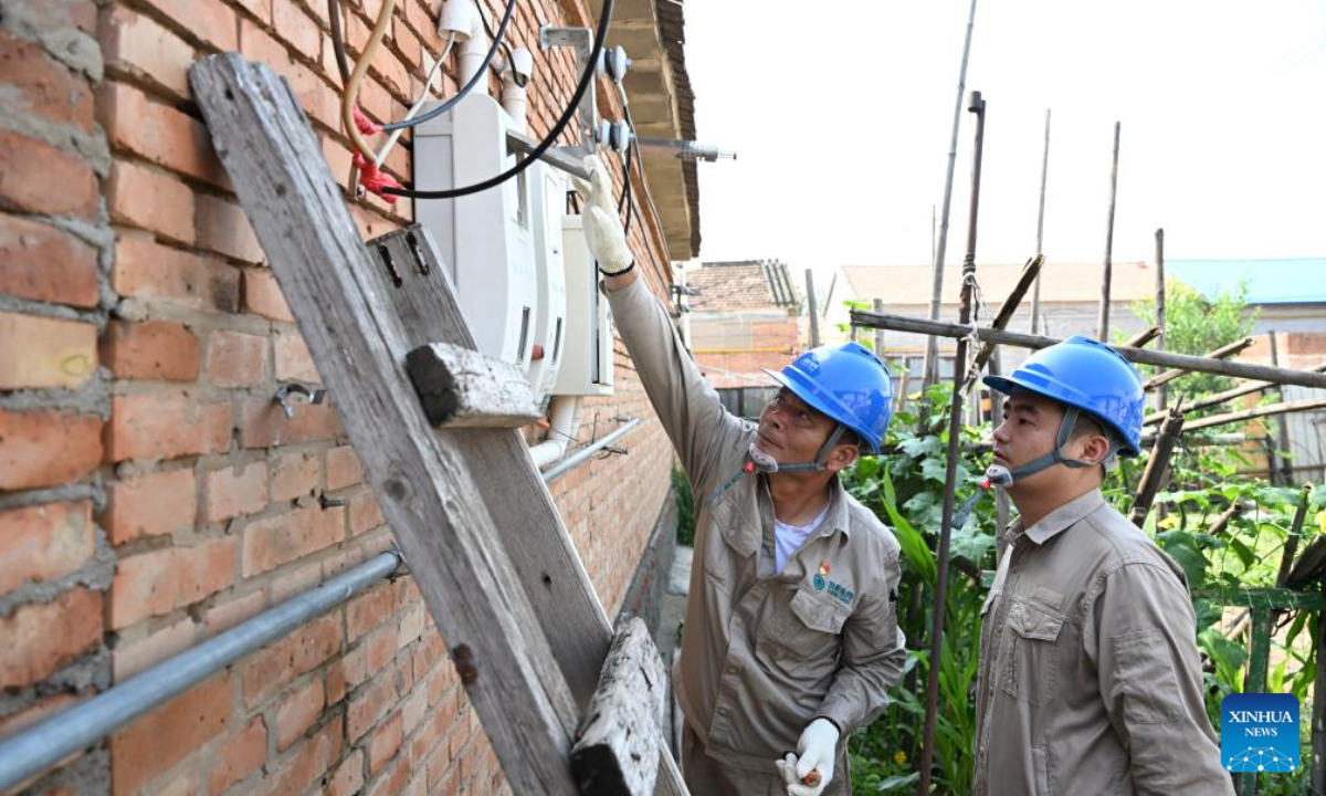 Flood-affected villagers return home in China's Tianjin - Global Times