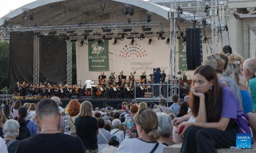 Free open air concert held in Budapest, Hungary - Global Times