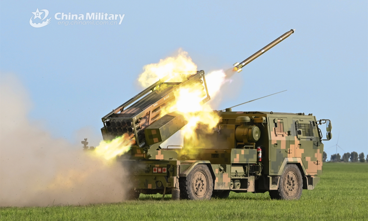 Weapon systems in live-fire training - Global Times
