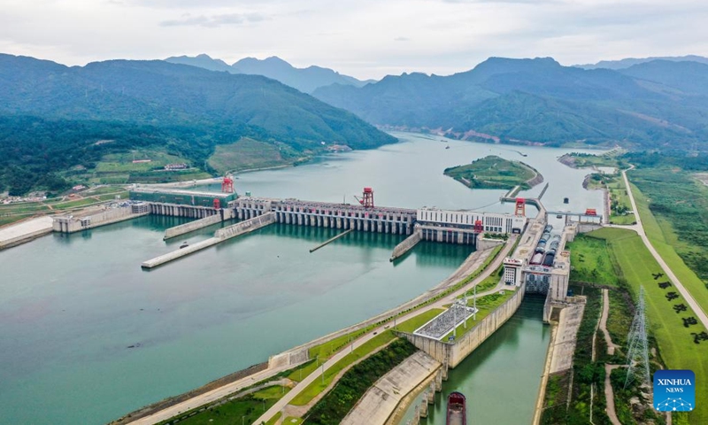 Core construction phase of Dateng Gorge Water Conservancy project in ...