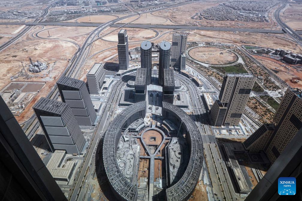 View of CBD project in new administrative capital of Egypt - Global Times