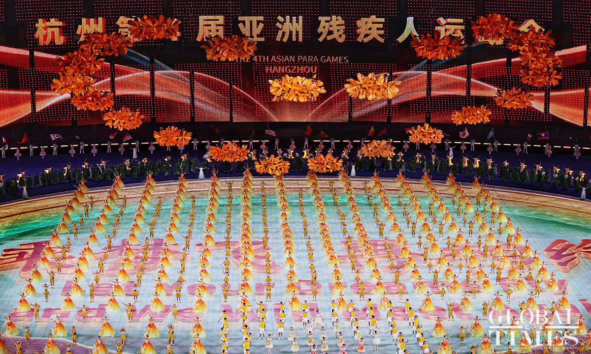 Closing ceremony of Asian Para Games held in Hangzhou - Global Times