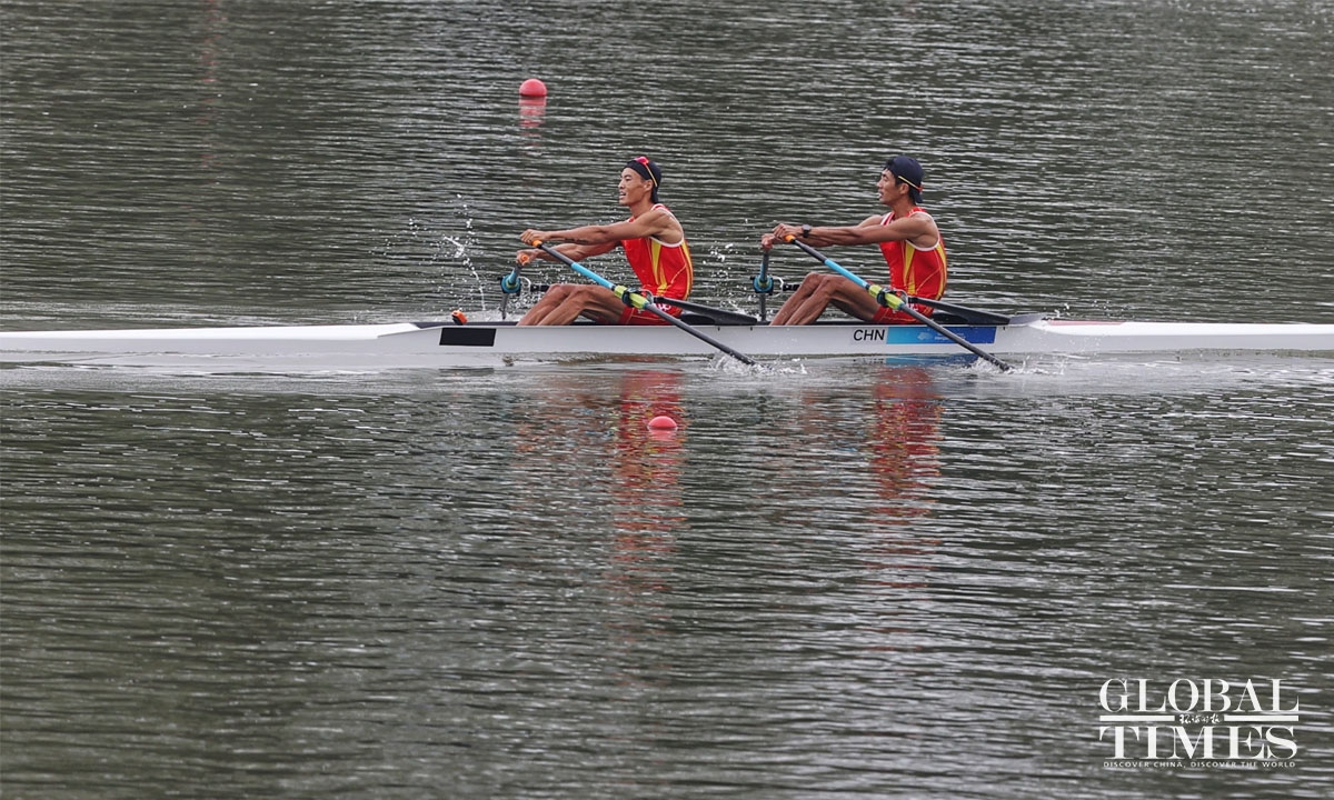 China wins gold in men's lightweight double sculls rowing at 19th Asian ...