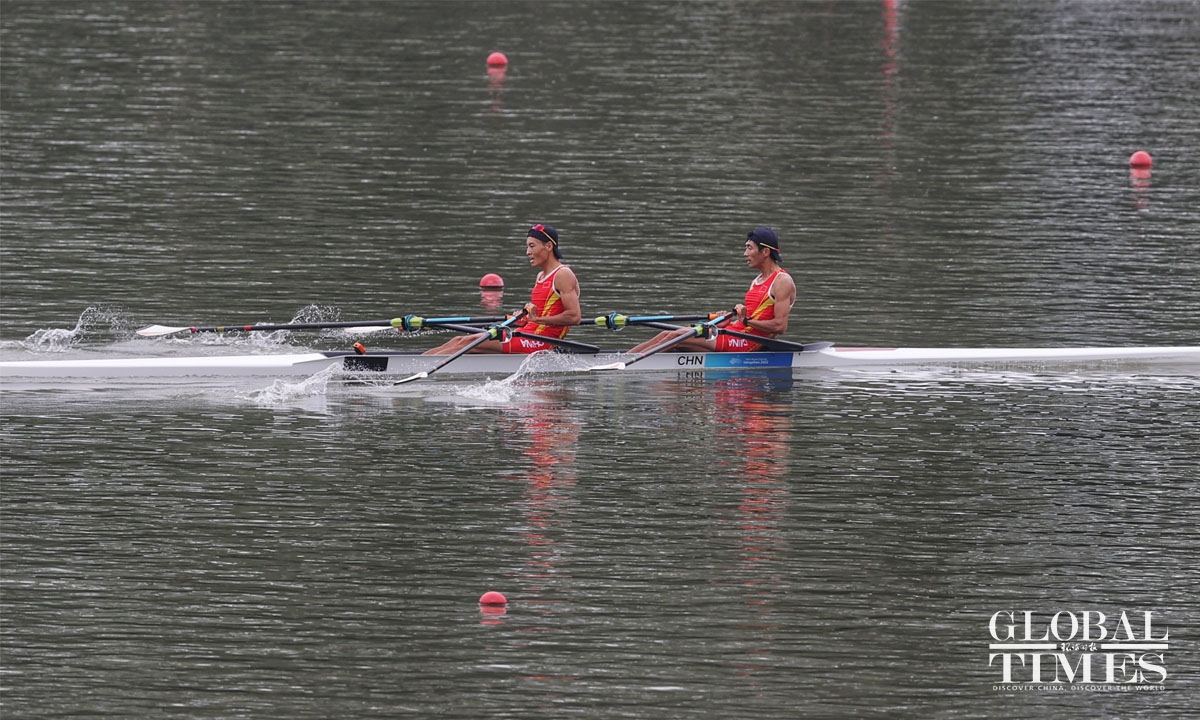 China wins gold in men's lightweight double sculls rowing at 19th Asian ...