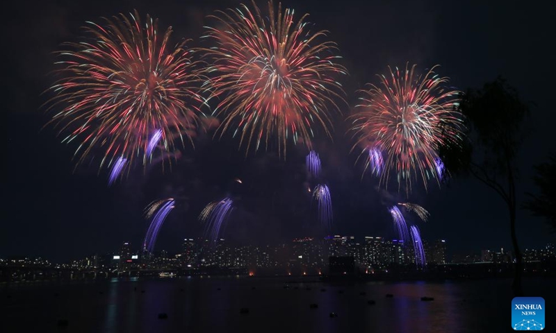 Annual fireworks festival held in Seoul - Global Times