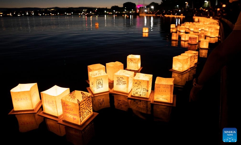 Water lantern festival held in Foster City, U.S. - Global Times