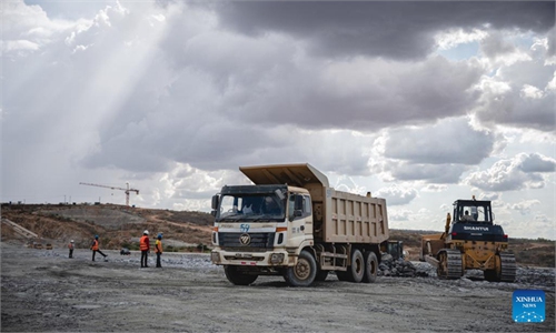 Thwake Dam under construction in Makueni County, Kenya - Global Times
