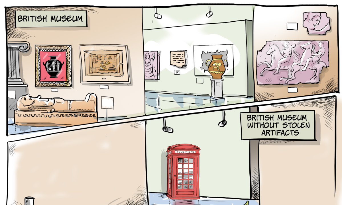 British Museum without stolen artifacts - Global Times