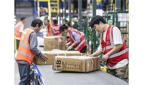 Busy packing - Global Times