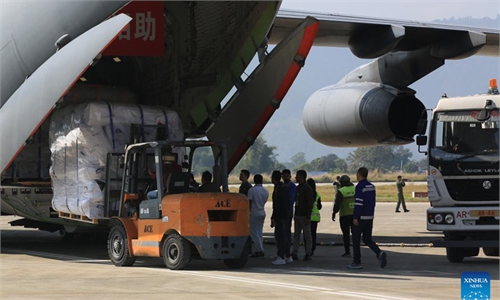 China sends emergency aid to Nepal for quake-hit areas - Global Times