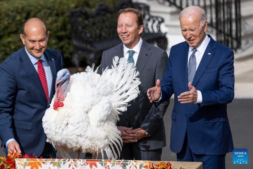 Biden attends National Thanksgiving Turkey Pardoning Ceremony at White ...