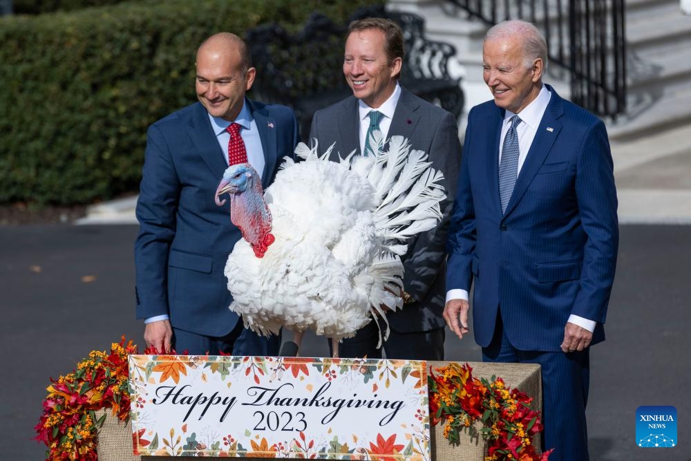 Biden attends National Thanksgiving Turkey Pardoning Ceremony at White ...