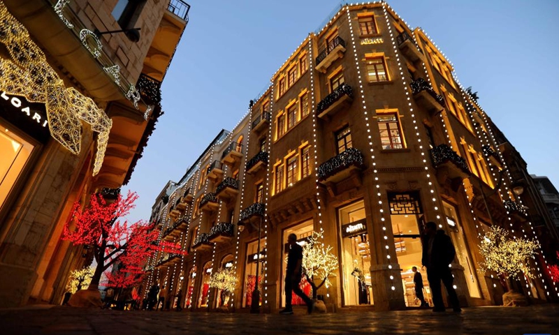 Decorations for Christmas in Lebanon - Global Times