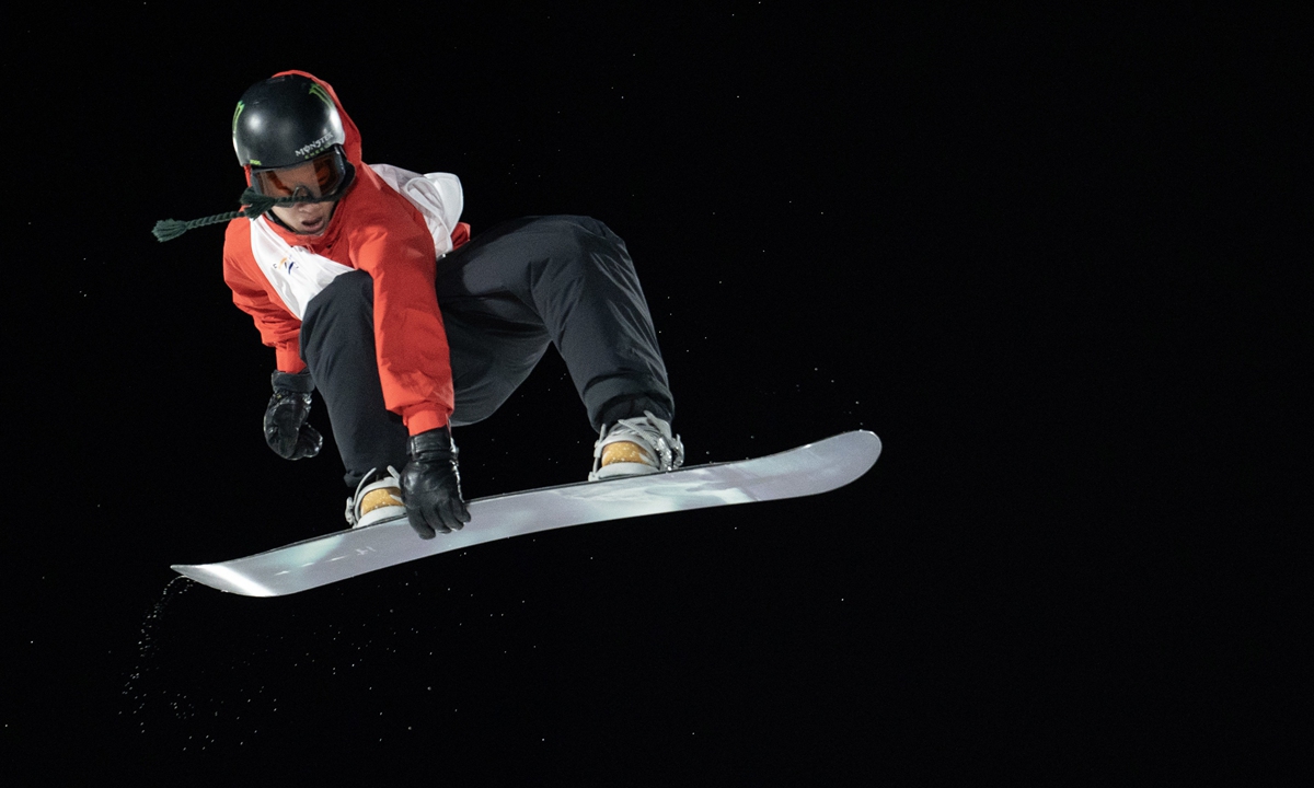 No limits for me in snowboarding: Olympic champion Su Yiming - Global Times