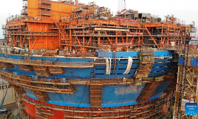 Asia's 1st cylindrical FPSO facility enters final assembly phase in ...