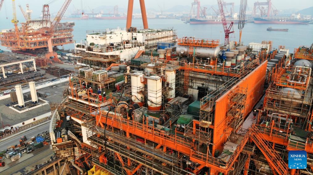 Asia's 1st cylindrical FPSO facility enters final assembly phase in ...