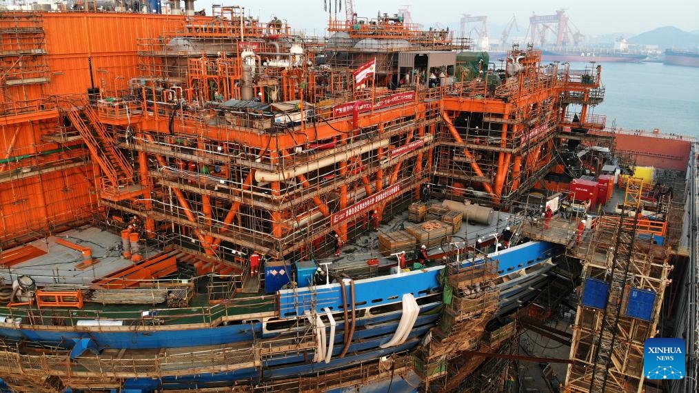 Asia's 1st cylindrical FPSO facility enters final assembly phase in ...