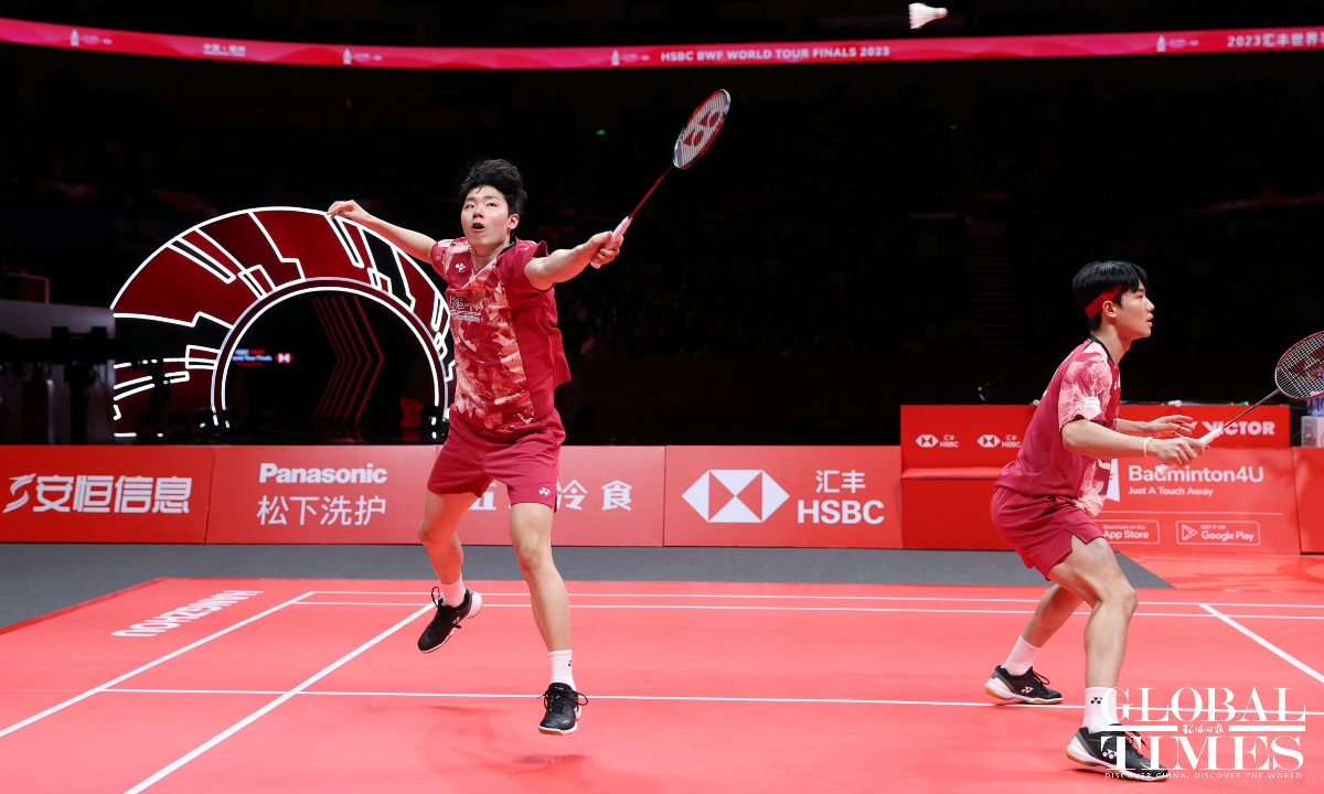 Highlights of the final day of the BWF World Tour Finals 2023 - Global Times