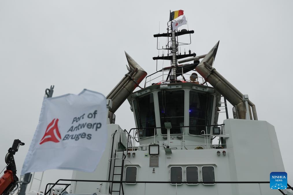 Hydrogen-powered tugboat ready for operation in Belgium - Global Times