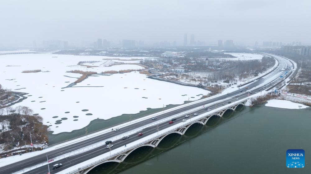 Snow scenery in Yinchuan - Global Times