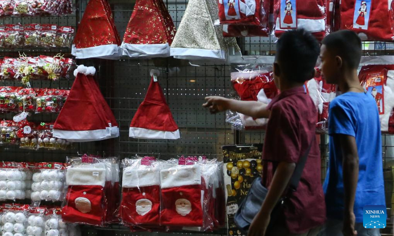 Christmas decorations in Yangon, Myanmar - Global Times