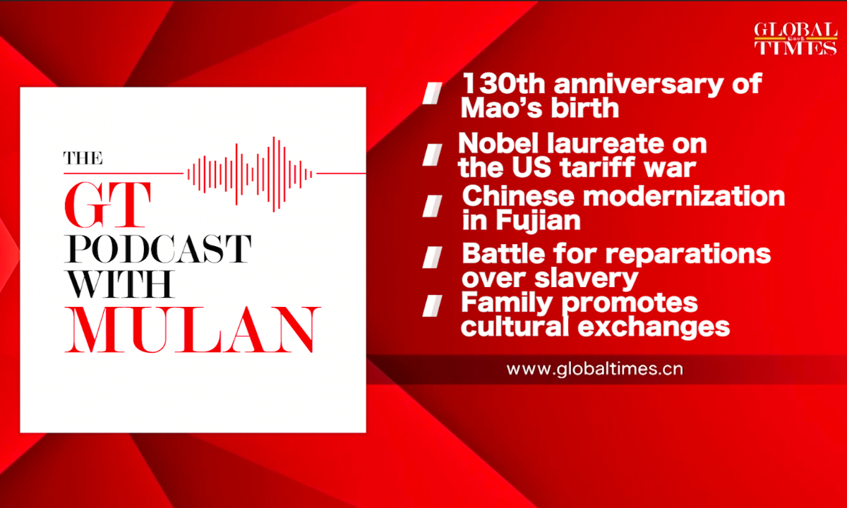 GT Podcast with Mulan: 130th anniversary of Mao’s birth; Nobel laureate ...