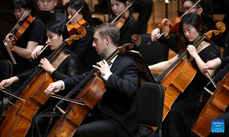 Artists perform during New Year concert in Xi'an, China's Shaanxi ...