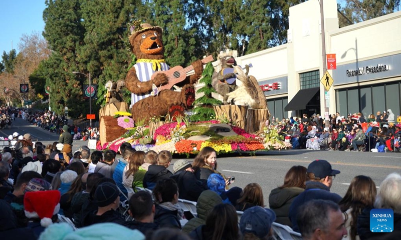 135th Rose Parade held in U.S. - Global Times