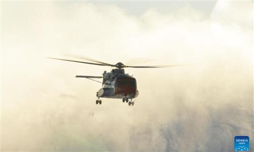 China's AC313A large civil helicopter starts cold-weather flight tests ...