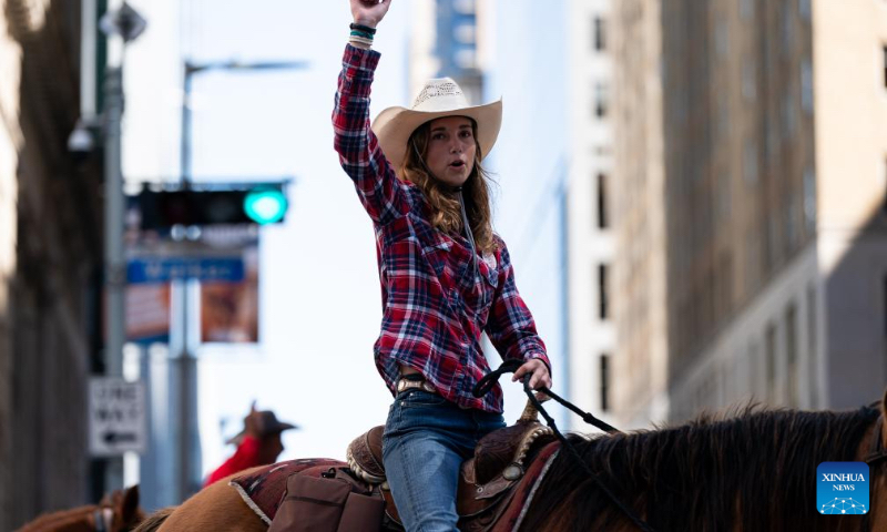 92nd Downtown Rodeo Parade held in Houston - Global Times