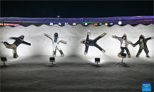 Taiwan students enjoy ice and snow entertainment projects in Changchun ...