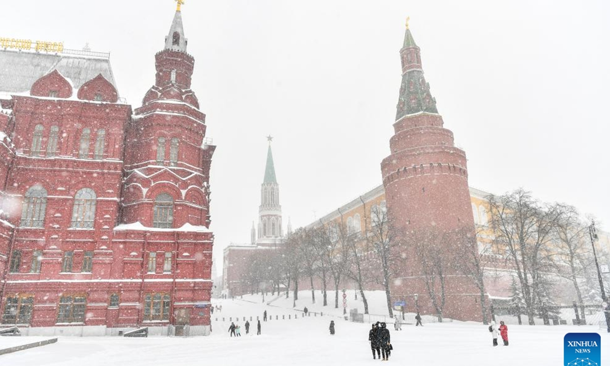 Snow scenery of Moscow - Global Times