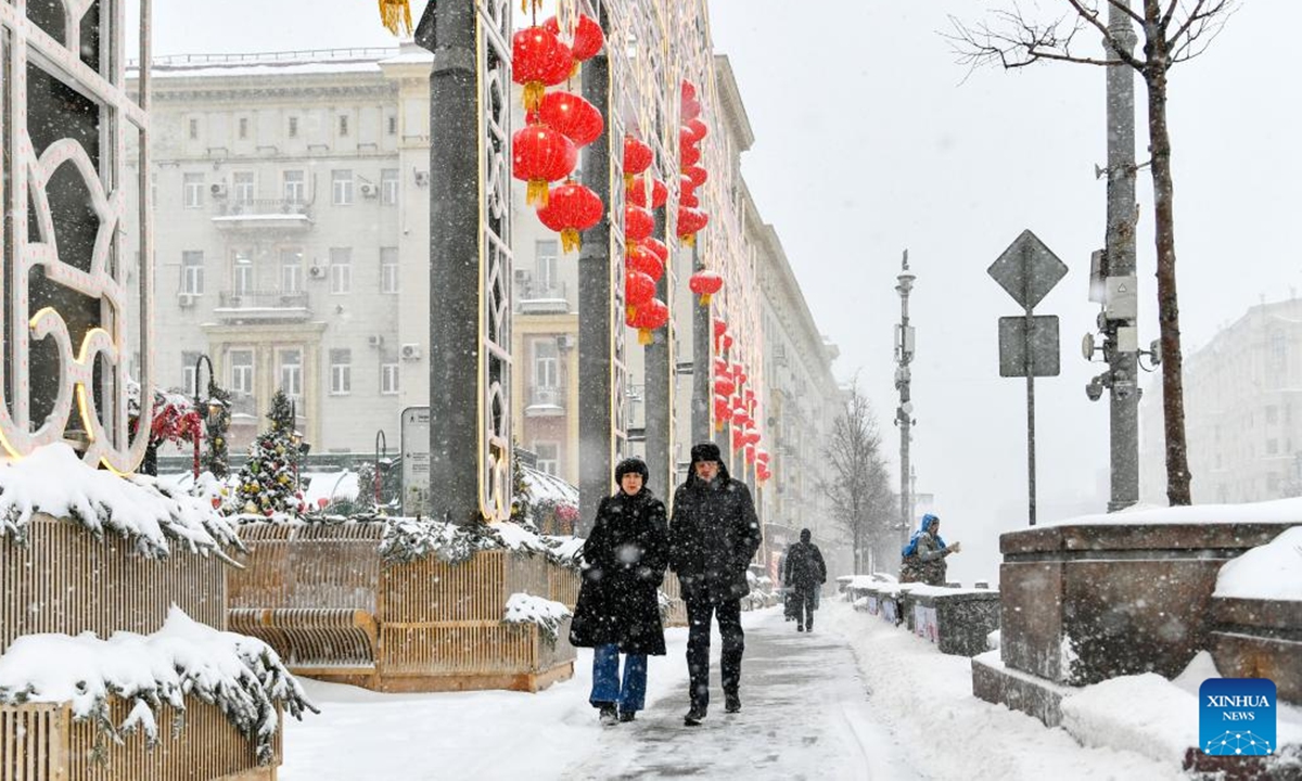 Snow scenery of Moscow - Global Times