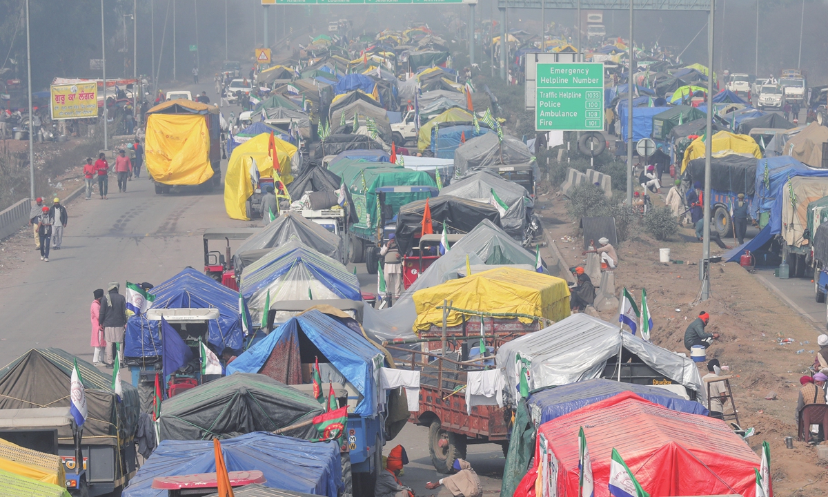 March to Delhi - Global Times