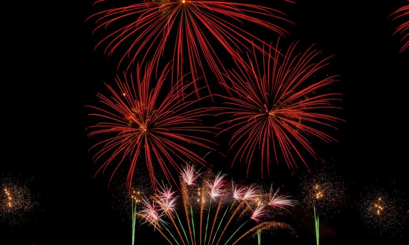 Fireworks show held in Canberra - Global Times