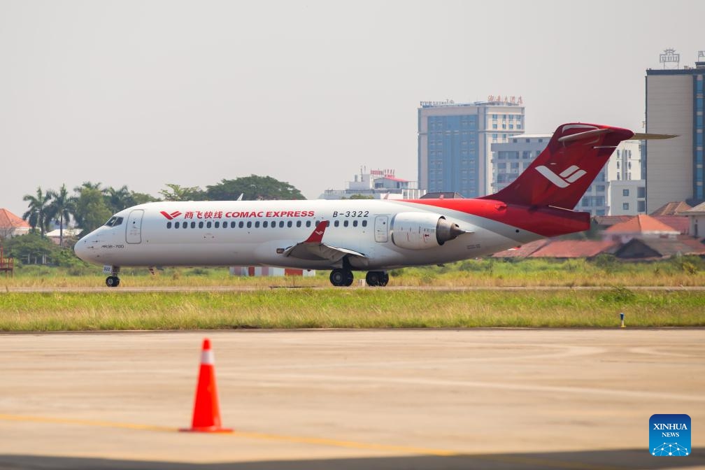 China's COMAC airplanes arrive in Laos for static display, demonstration flight - Global Times