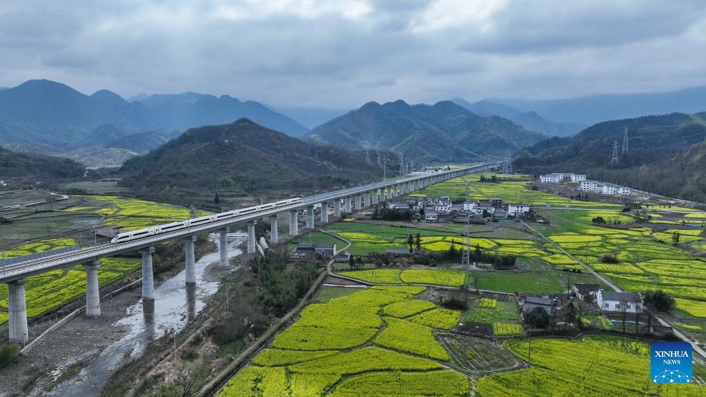 Chizhou-Huangshan high-speed railway starts test operation - Global Times