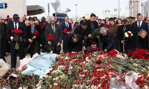 Envoys memorialize Crocus City Hall victims - Global Times