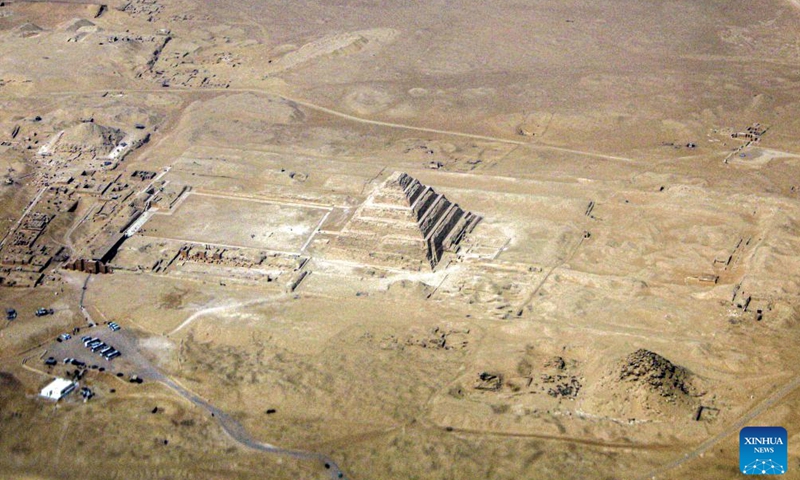 View of Step Pyramid complex in Cairo - Global Times