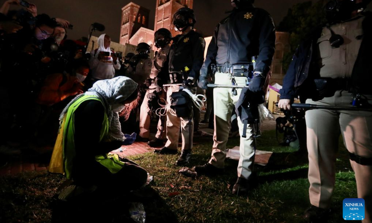 UCLA cancels all classes after overnight violence on campus - Global Times