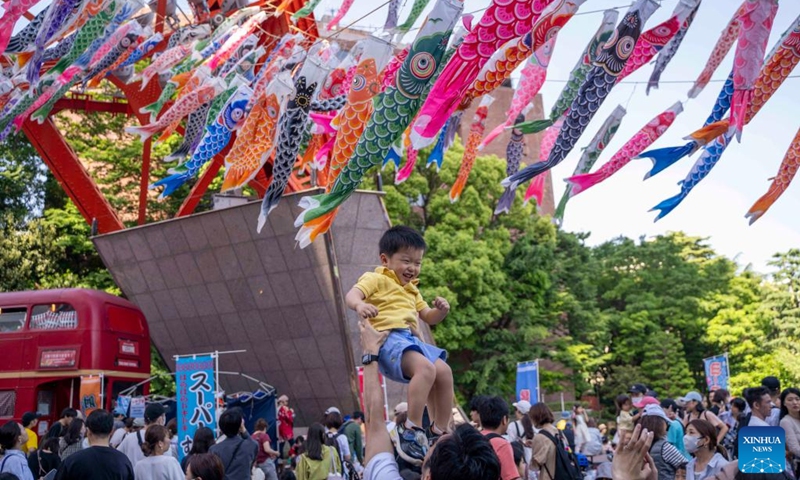 People celebrate children's day in Tokyo - Global Times