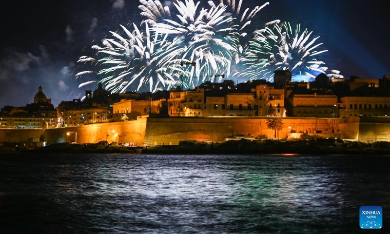 Malta International Fireworks Festival held in Sliema - Global Times