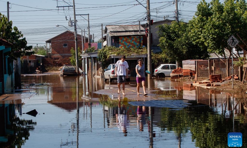 Aftermath of flood in state of Rio Grande do Sul, Brazil - Global Times